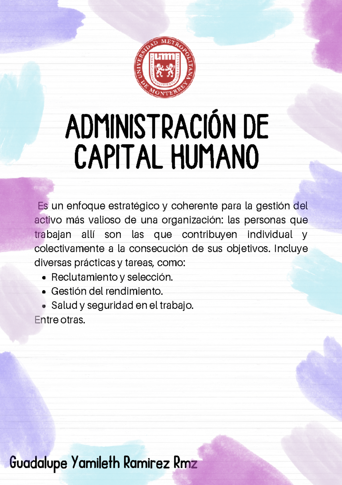 Adm Cap Hum - que es la administracion de capital humano ...