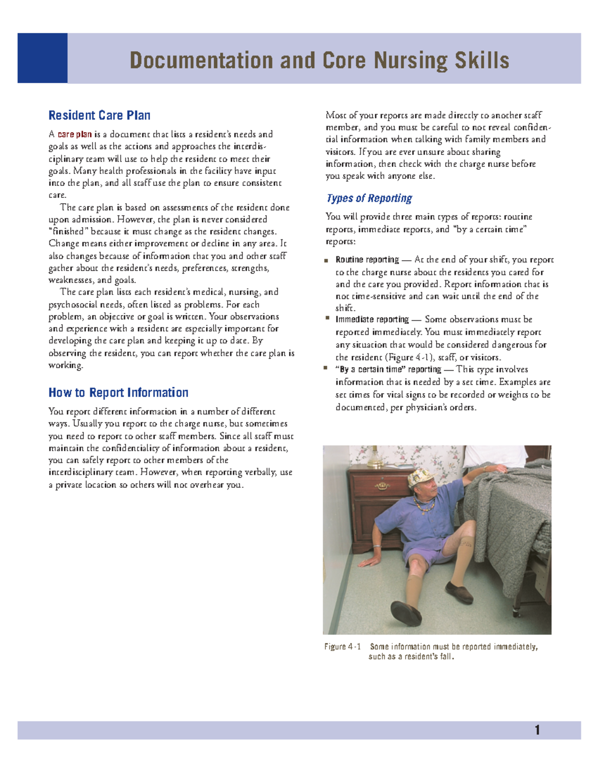 Resident care plan - Helpful info - 1 Resident Care Plan A care plan is ...