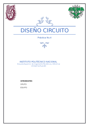 Reporte Practica 4 - Instituto Politécnico Nacional (IPN) Escuela ...