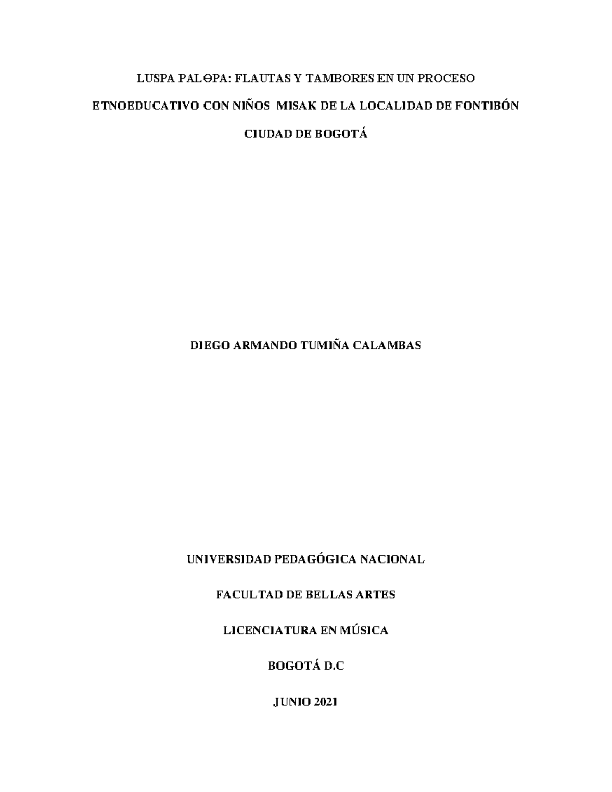 Luspa PALƟPA Flautas Y Tambores - LUSPA PALƟPA: FLAUTAS Y TAMBORES EN ...