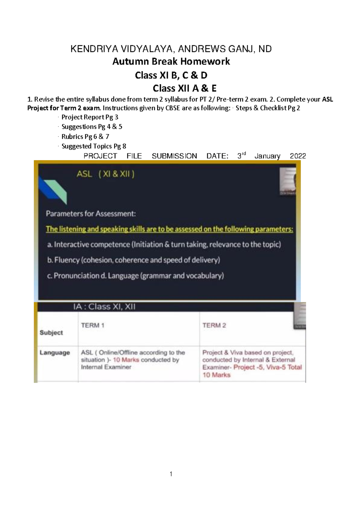 Autumn Break HW-1 - Abhay - KENDRIYA VIDYALAYA, ANDREWS GANJ, ND Autumn ...