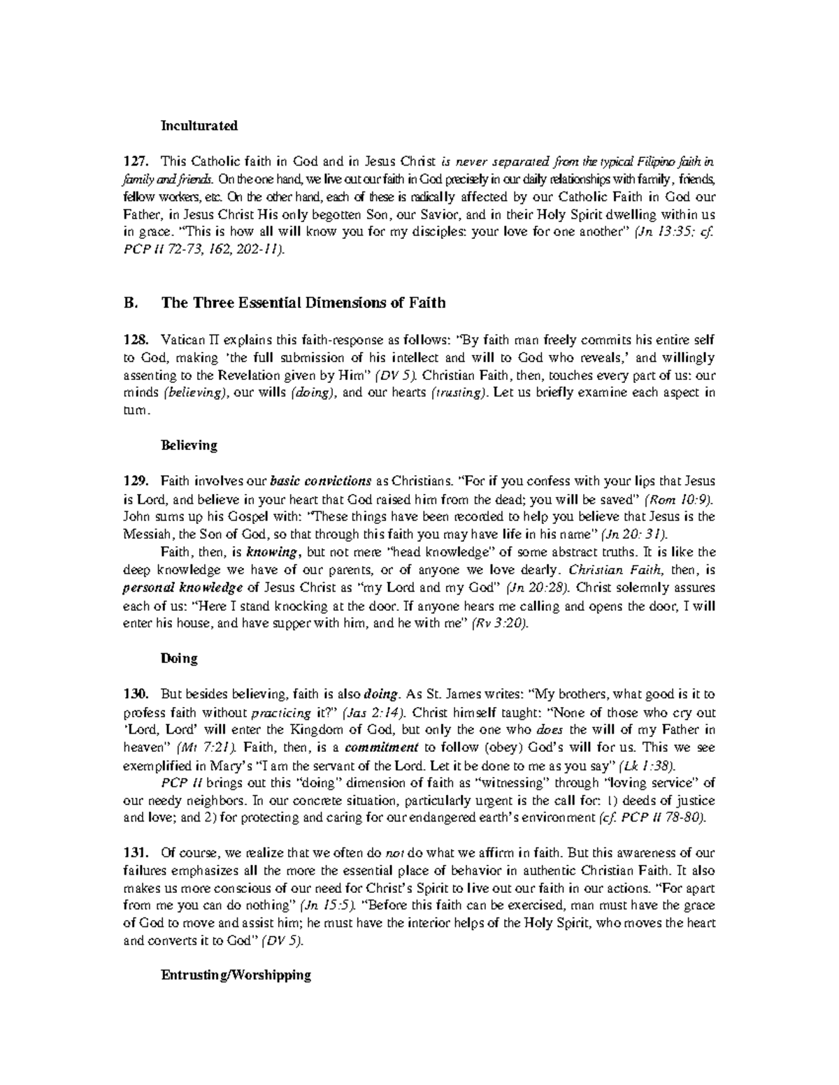 Catechism for Filipino Catholics (13) - Inculturated This Catholic ...