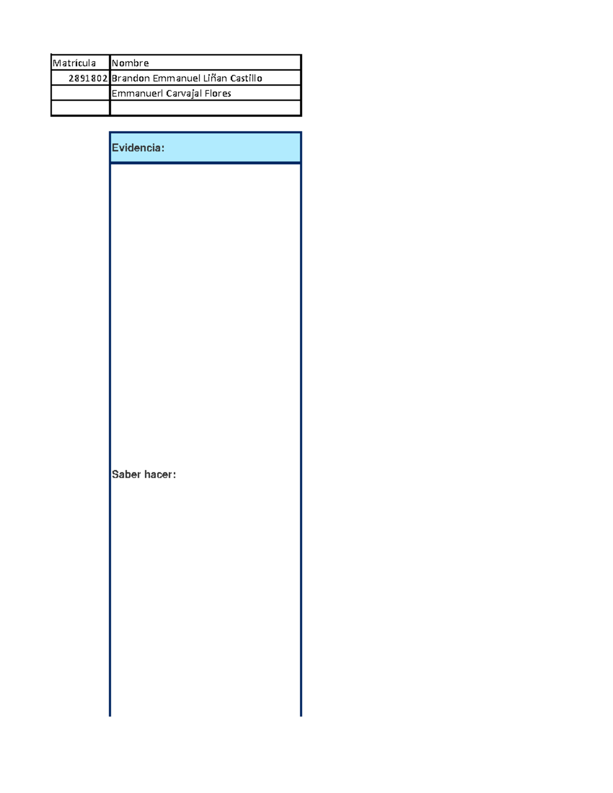 Evidencia 2 Estad-convertido - Warning: TT: undefined function: 32 Matrícula Nombre 2891802 ...