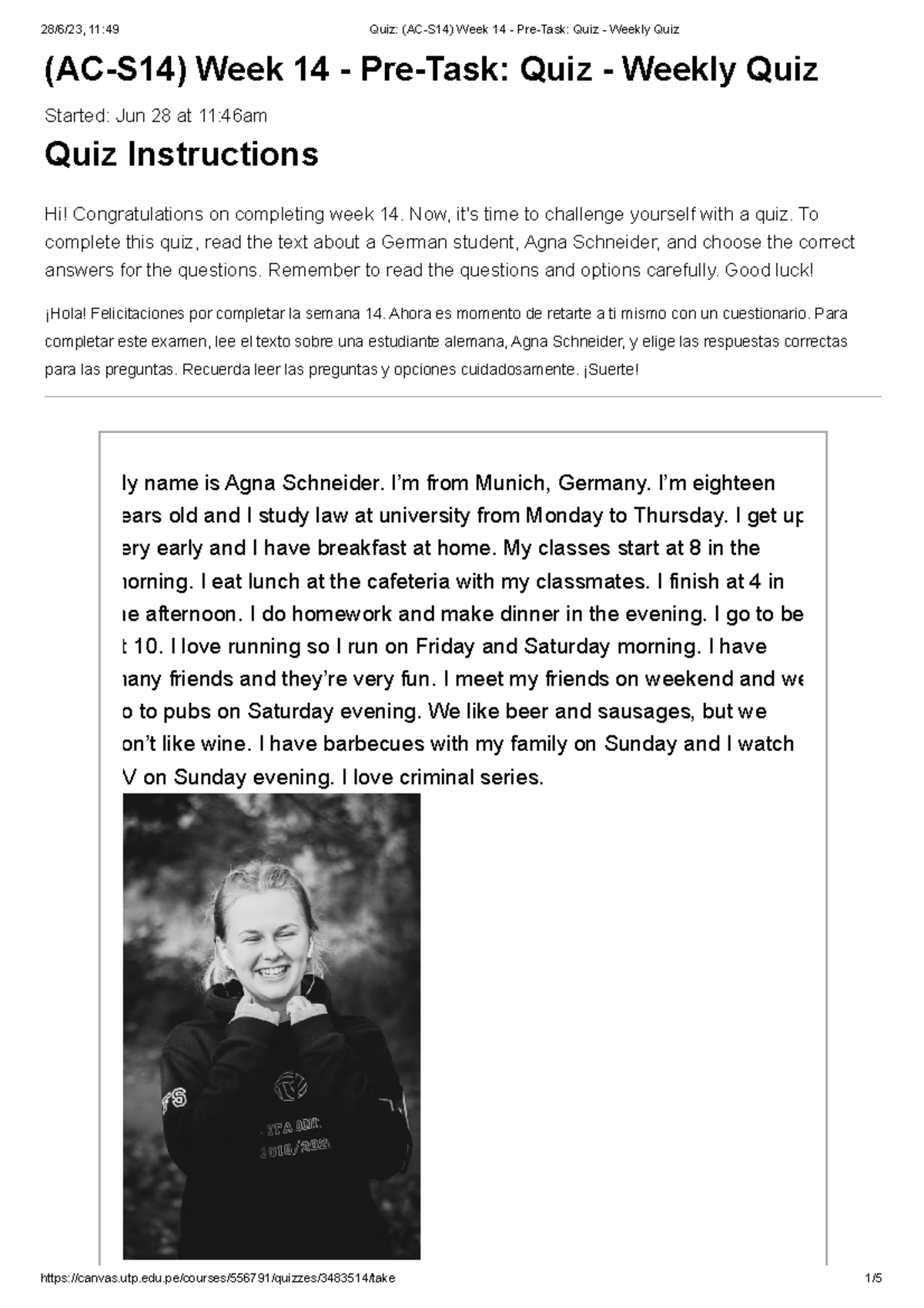 Quiz (AC-S14) Week 14 - Pre-Task Quiz - Weekly Quiz - (AC-S14) Week 14 ...