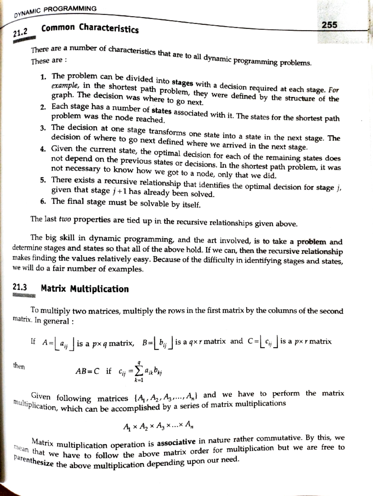 Matrix multiplication (DAA) - nYNAMIC PROGRAMMING 21. 21. Common ...