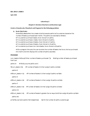 Laboratory 1 - cisco1 - Laboratory 1 Chapter 2 : Input, Processing, and ...