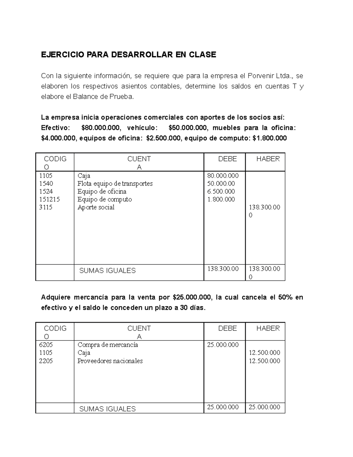 Contabilidad general-56-61 partidad doble yurlei salina r - EJERCICIO ...