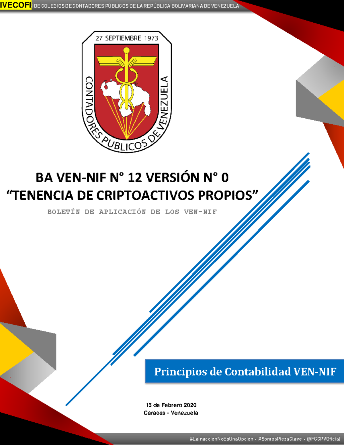BA VEN-NIF 12 Versión 0 removed - 15 de Febrero 2020 Caracas ...