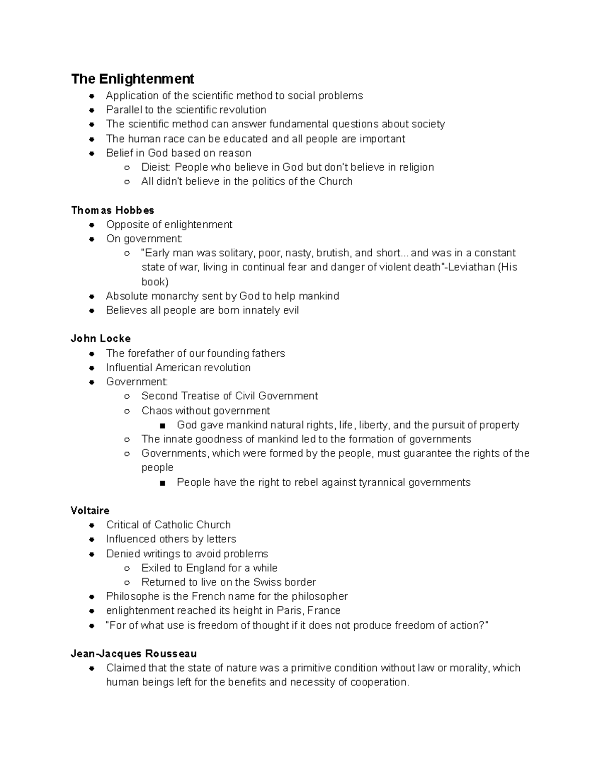 The Enlightenment Revolutions AP World - The Enlightenment Application ...