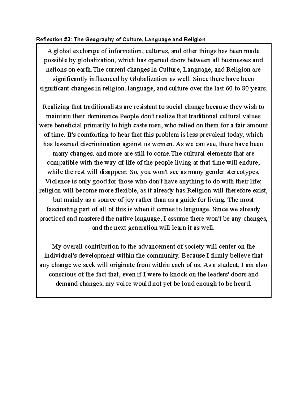 SSE Ref #3 - The geography of culture, language, and religion ...