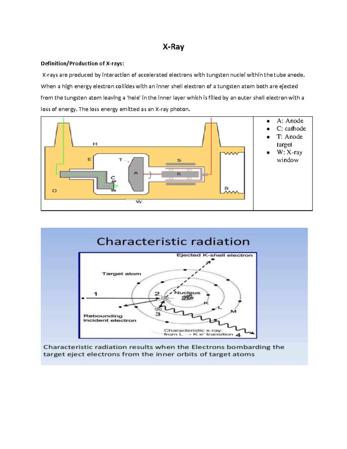 Xray Compton effect - X-Ray Definition/Production of X-rays: X-rays are ...