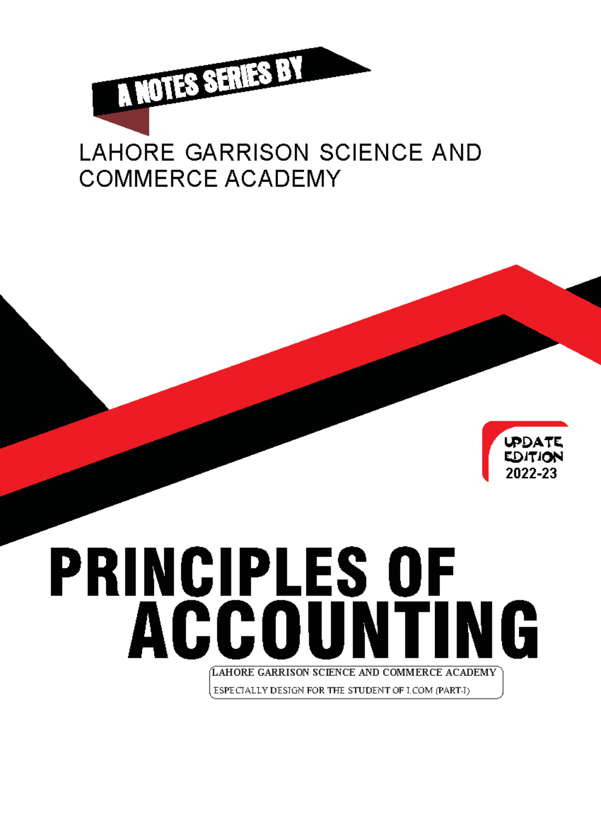 Principles of Accounting 1st year MCQs and Short Questions notes ...