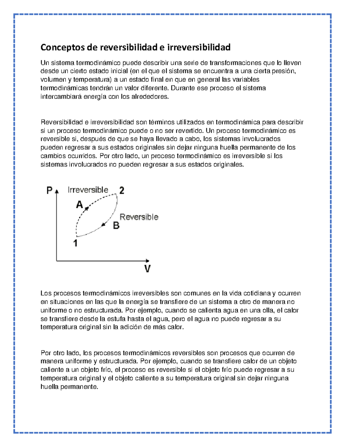 Termodinámica U4 parte 1 - Conceptos de reversibilidad e ...