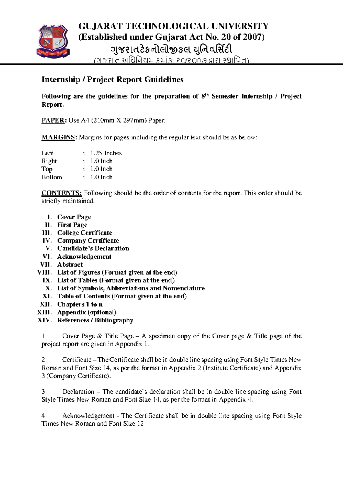 Internship Project Report Guidelines 3180701 661242 - (Established ...