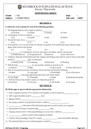 Ls maths 8 2ed tr workbook answers - Workbook answers Exercise 1. 1 a ...