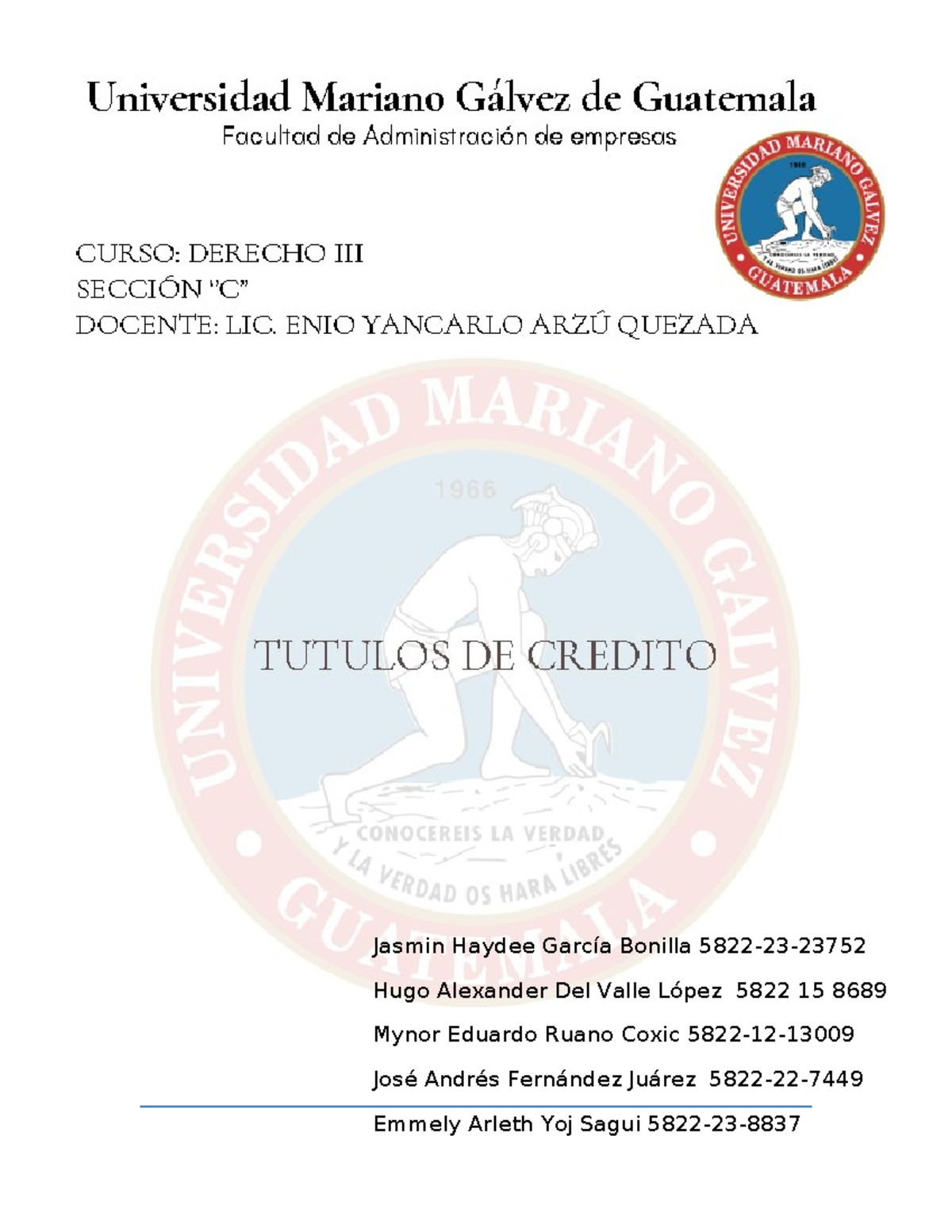 Titulos Credito borrador - Jasmin Haydee García Bonilla 5822-23- Hugo ...