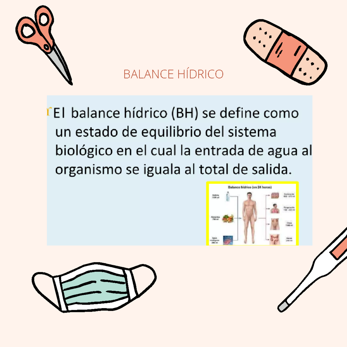 Balance hidricoooo - Diapositivas - Primeros Auxilios - BALANCE HÍDRICO ...