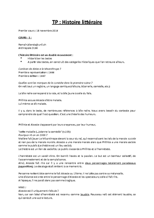 Molière, Le Tartuffe, Acte II scène 3 (Analyse) - Molière - Le Tartuffe ...