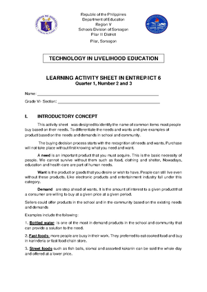 ICT6 WEEK 1 - Module for TLE ICT - Republic of the Philippines ...