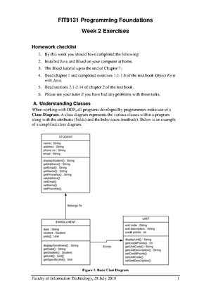 FIT9131 Monash - Topic 2 1. 基本概念 Statement - action, ending with ‘;’ 表达式Expression - returns a ...