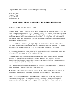 Signals Part 1 - SIGNAL, SPECTRA AND SIGNAL PROCESSING © TOP ECE REVIEW CENTER | topreviewcenter ...