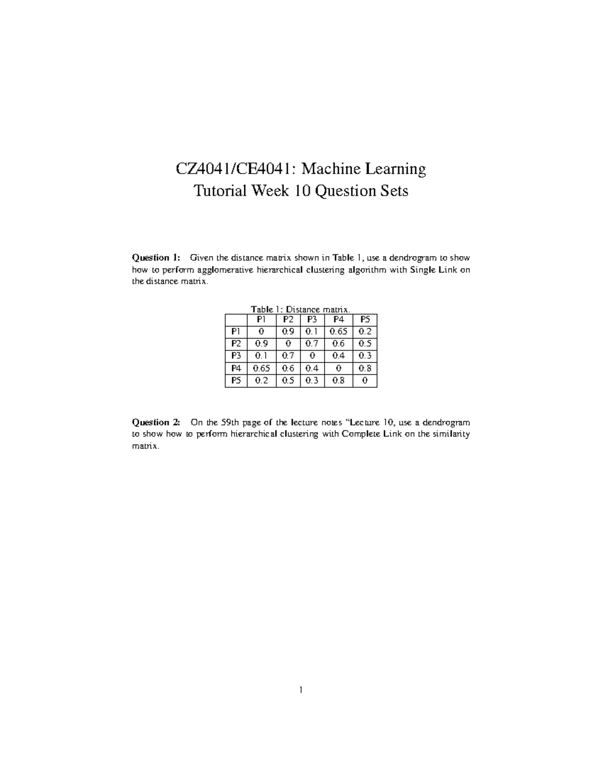 Tutorial 10 questions - CZ4041/CE4041: Machine Learning Tutorial Week ...