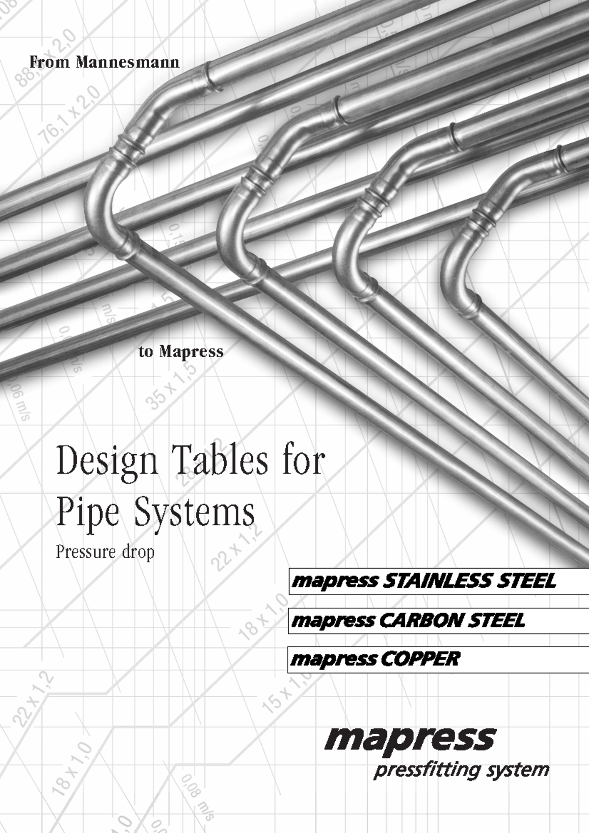 Design Table for Pipe Sys - Pressure drop - Design Tables for Pipe ...