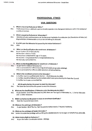ADR Viva Questions and Answers - Alternative Dispute Resolution - Viva (Questions & Answers) 1 ...