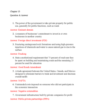 Chapter 11 Question - The county official who represents the county in ...