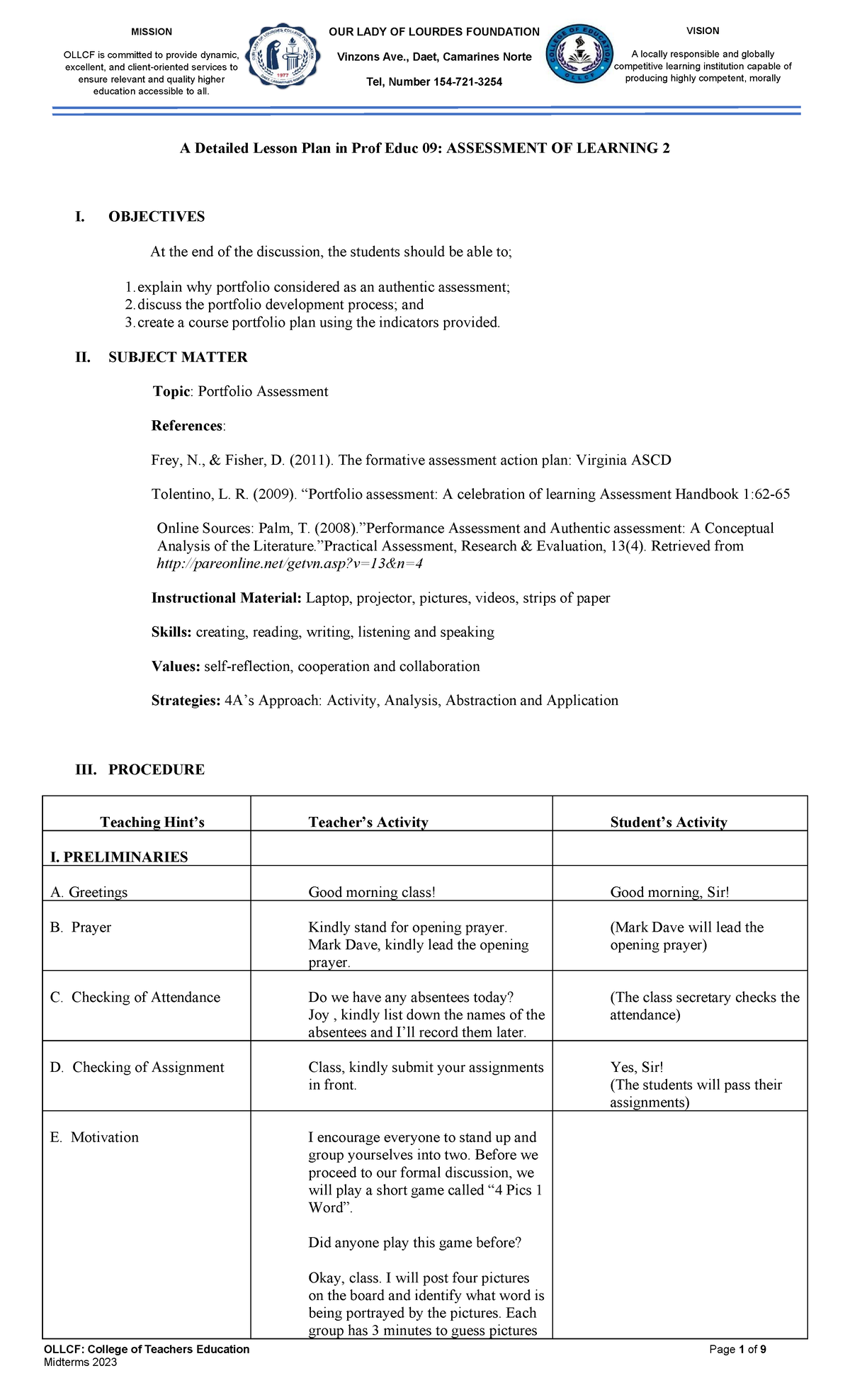 Inbound 1376550505719753968 - OLLCF: College of Teachers Education Page ...