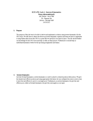 ECE 470 Lab 2 - Lab 2 Report - ECE 470: Lab 2 - The Tower of Hanoi with ROS Pouya Akbarzadeh ...