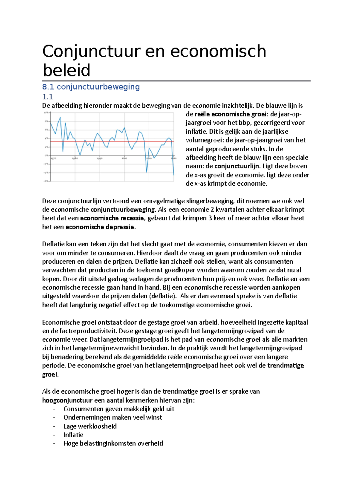 Conjunctuur en economisch beleid - Conjunctuur en economisch beleid 8 ...