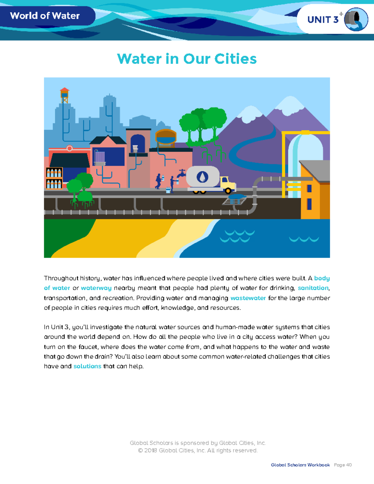 World of Water - Unit 3 - Workbook with Templates - World of Water UNIT ...