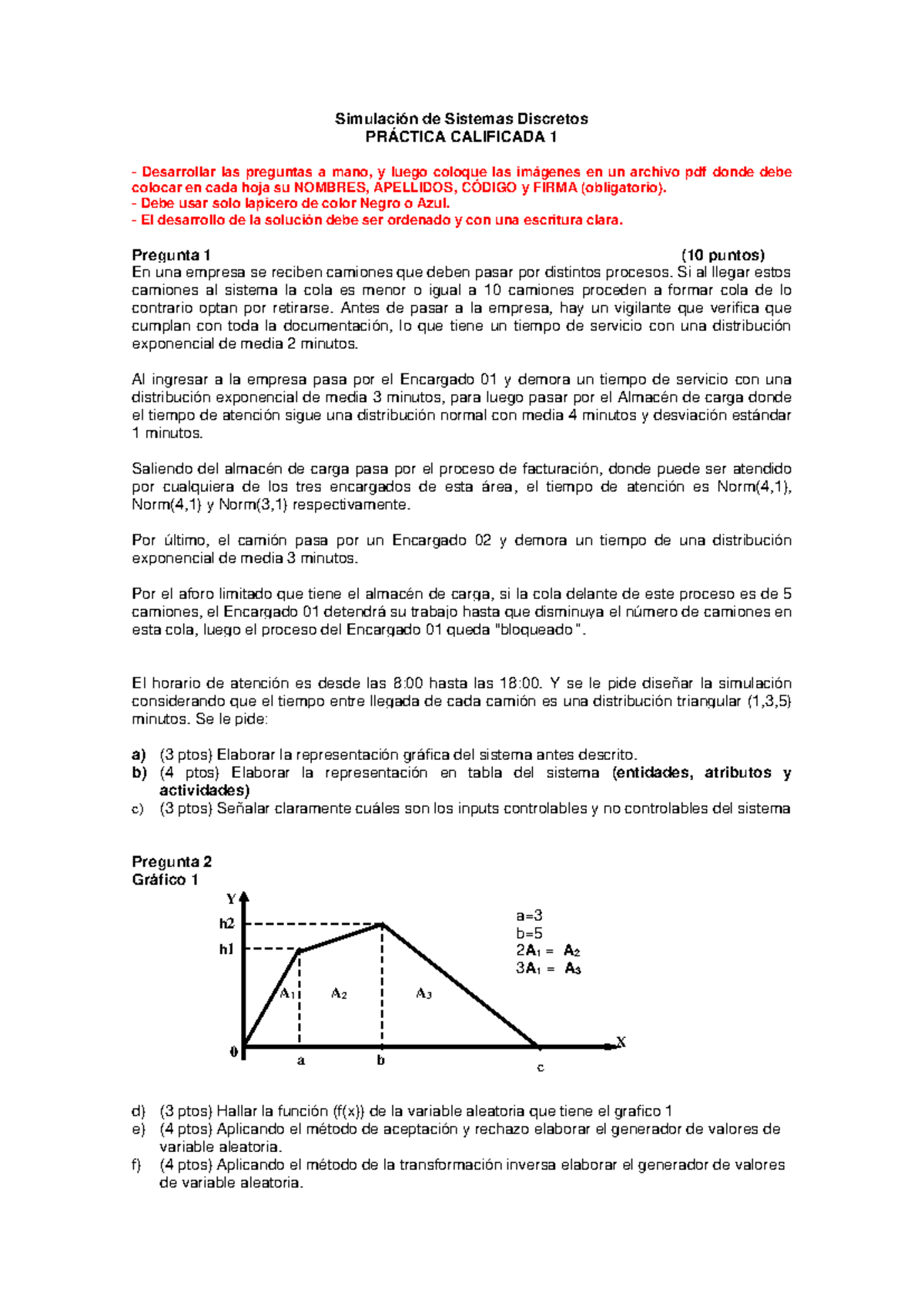 Practica 1 2023 01 IV73-B - Simulación de Sistemas Discretos PRÁCTICA ...