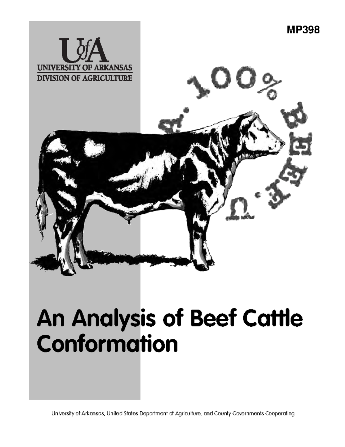Bull and heifer selction - MP An Analysis of Beef Cattle Conformation ...