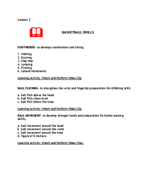 Terminologies - Lesson 4 Basketball Terminology & Definitions BY TONY ...