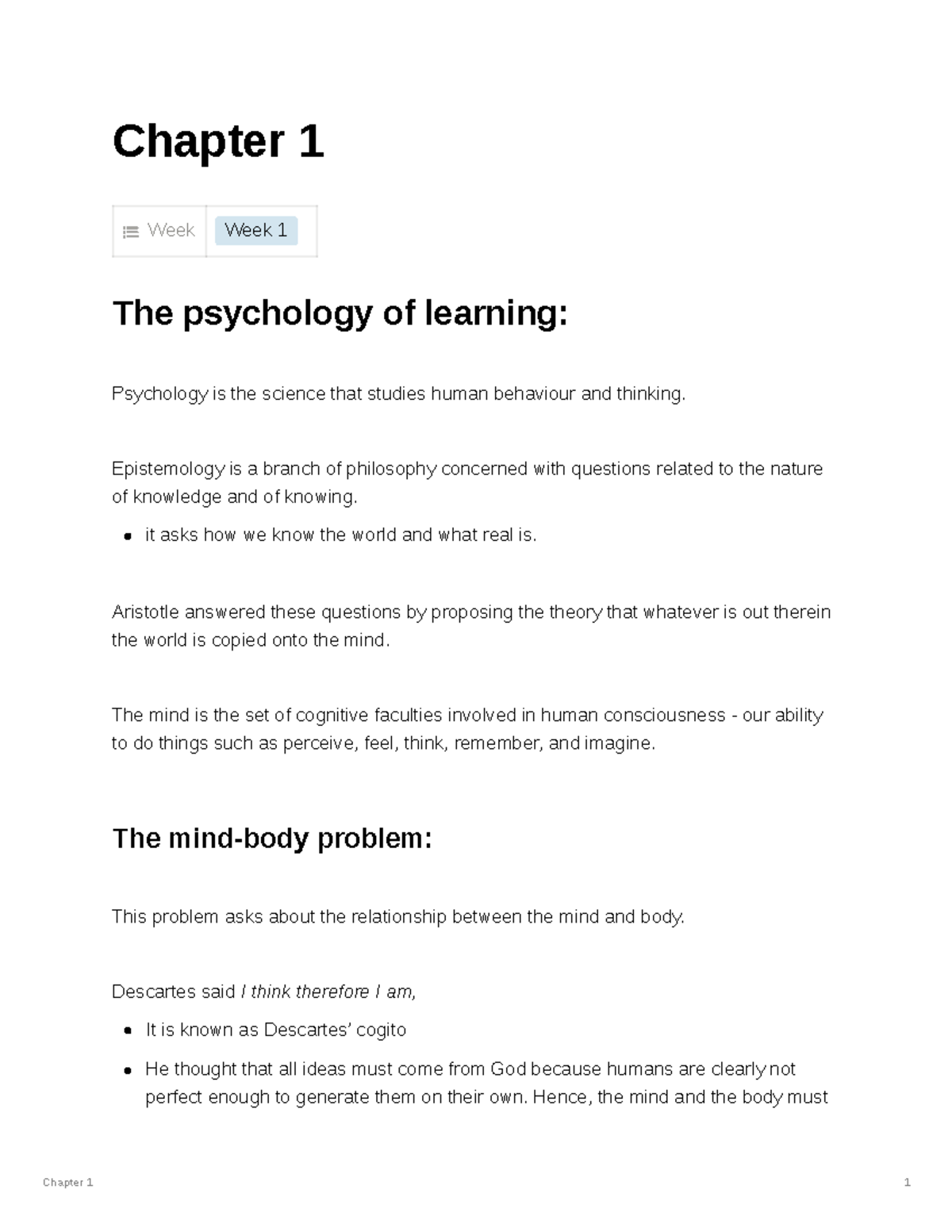 Chapter 1 9eee11fd4b154addb6335834274517 c0 - Chapter 1 Week Week 1 The ...