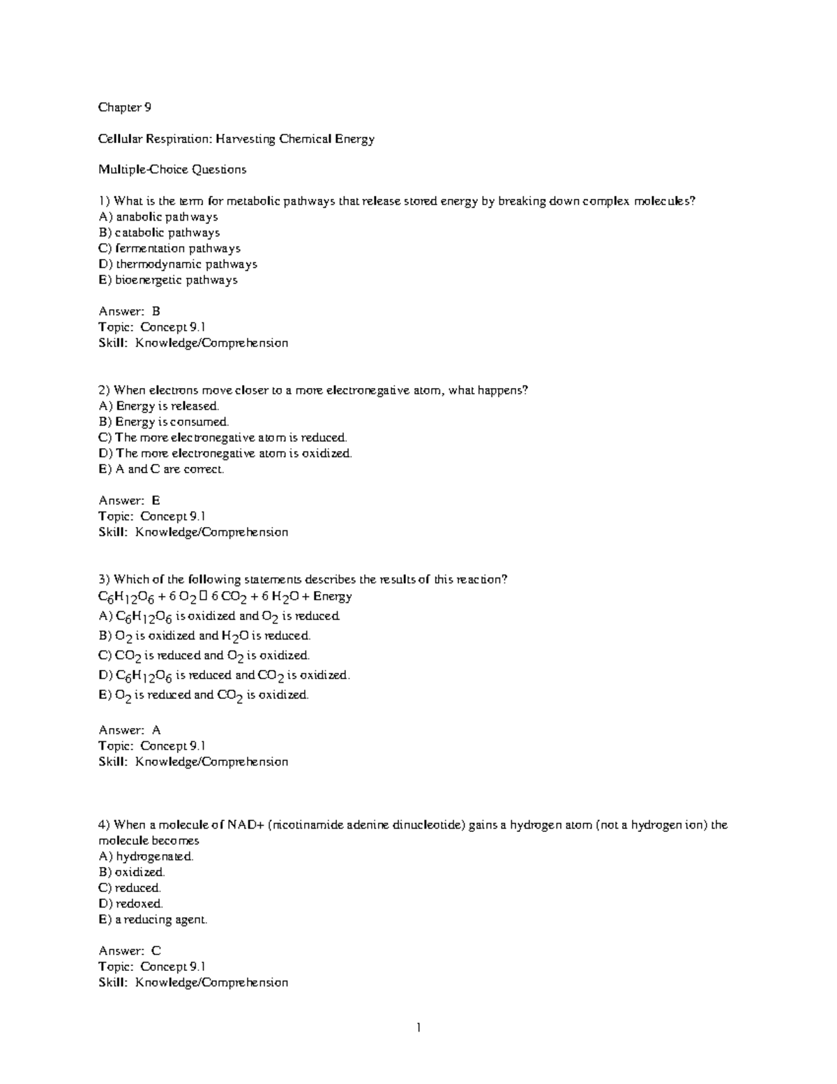CH 9 RESP REV WITH Answers 2015 Chapter 9 Cellular ch-9-resp-rev-with-answers-2015-chapter-9-cellular