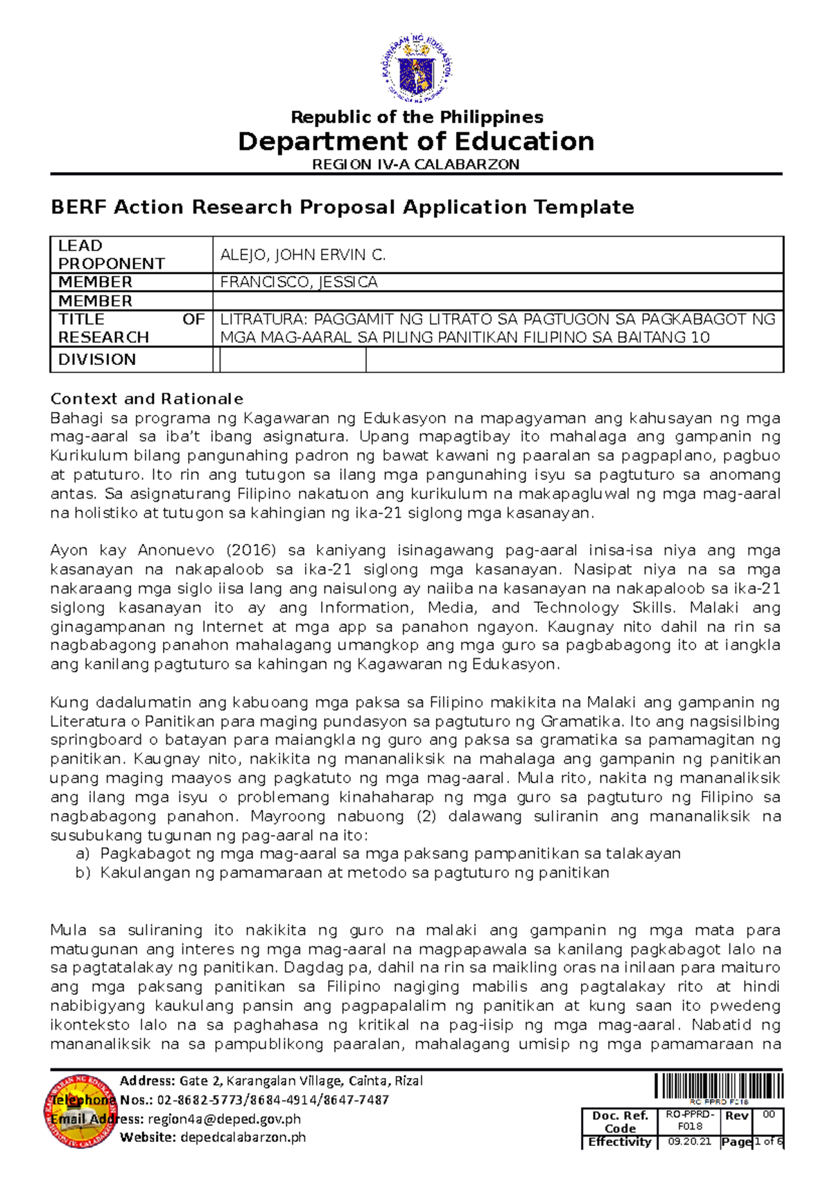 Dalumat Method - Pananaliksik para sa Wikang FIlipino - Department of ...