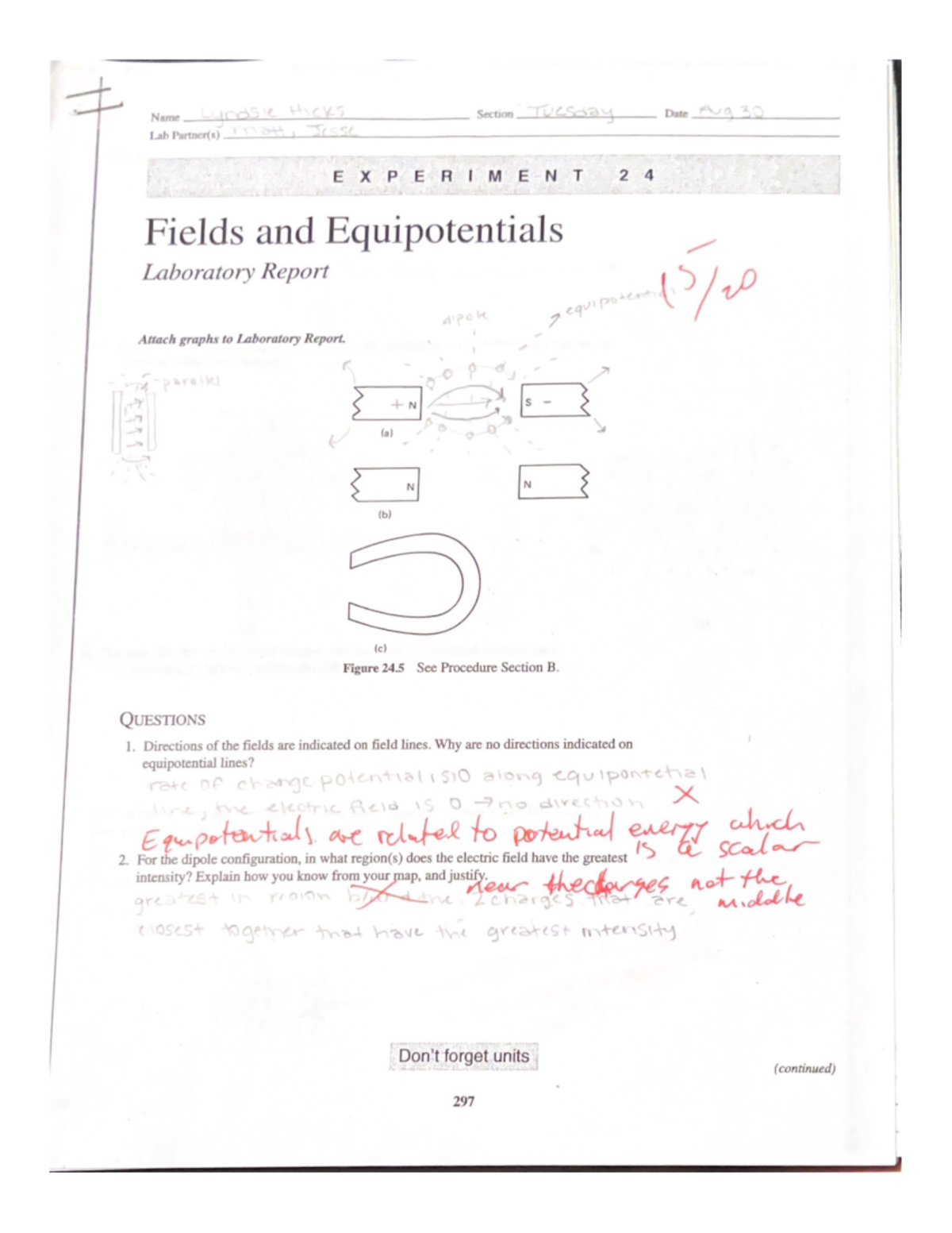 Fields And Equipotentials Phys 2931 Studocu