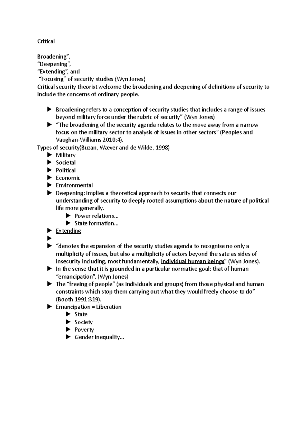 Critical - notes - 3448 - BCU - Studocu