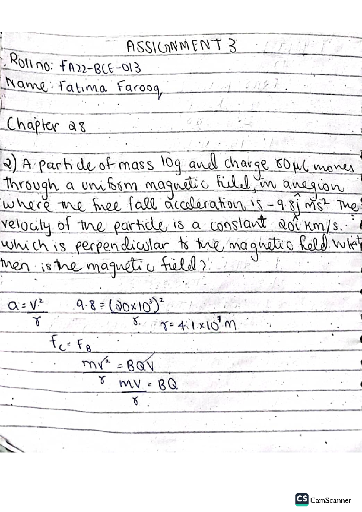 Assignment 3 Electromagnetism - Applied Physics for Engineers - Studocu
