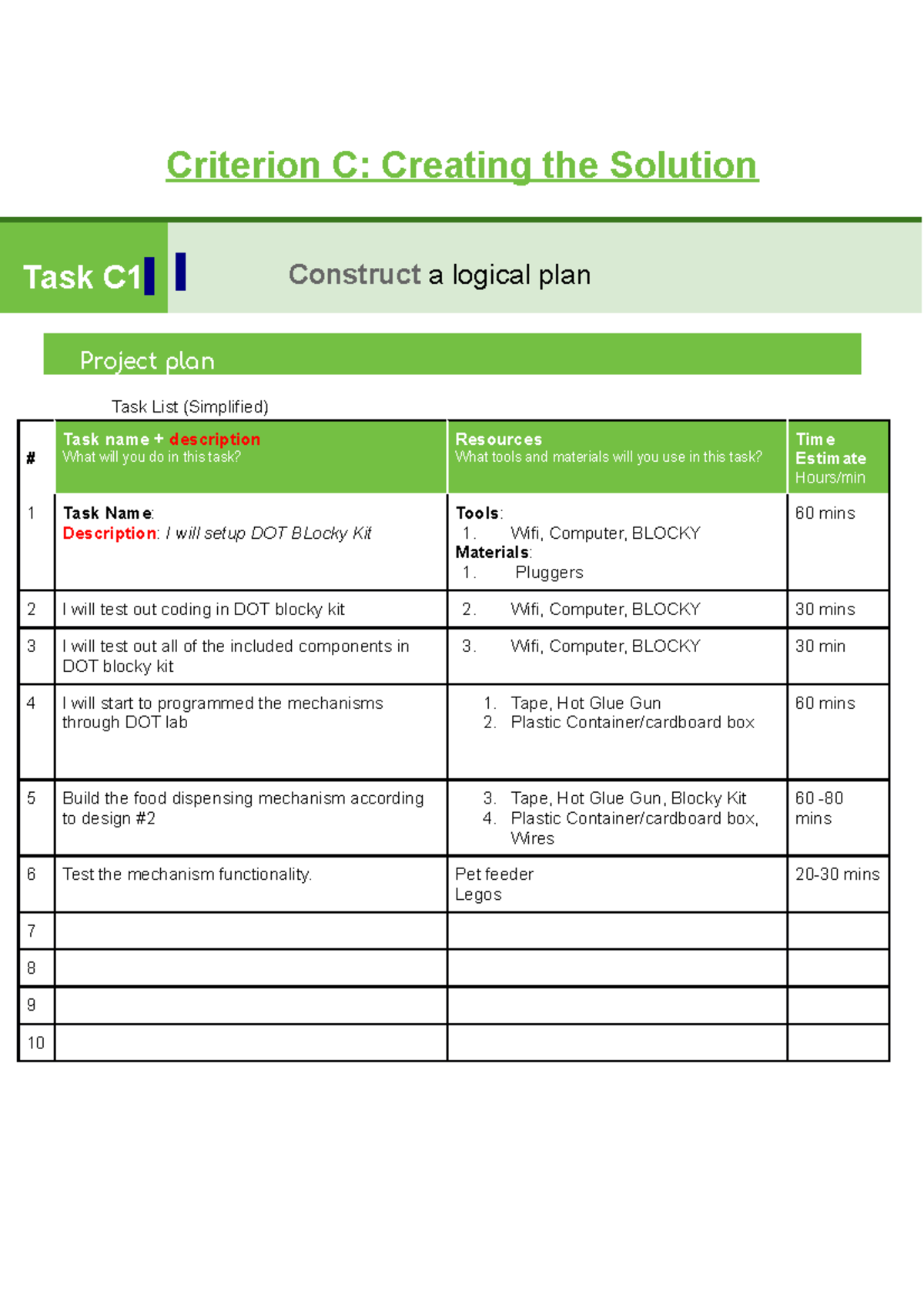 Minh Tuong Nguyen (Minh) - Pet Feeder Criterion C Project Doc w ...