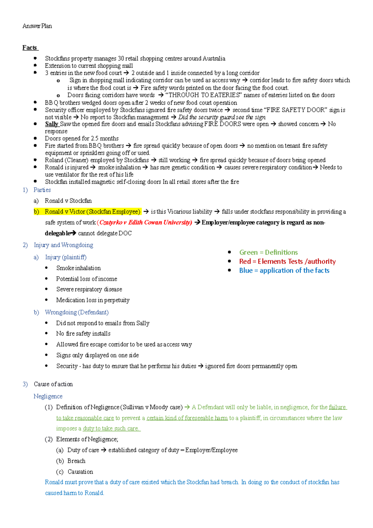 Answer Plan Breach - Answer Plan Facts Stockfans property manages 30 ...