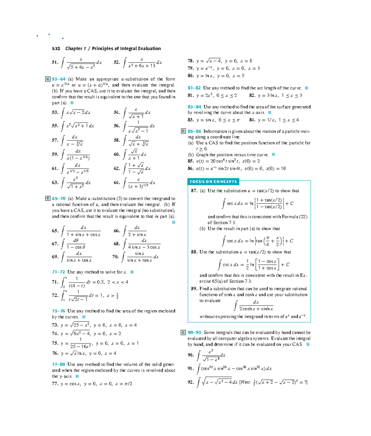 Math work ch7-7 - Math work - 532 Chapter 7 / Principles of Integral ...