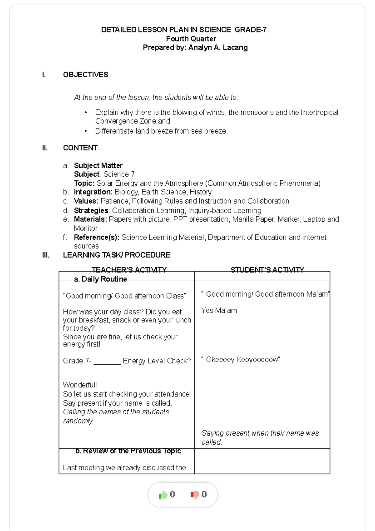Cot2-analyn-lacang-lesson-plan compress - DETAILED LESSON PLAN IN ...