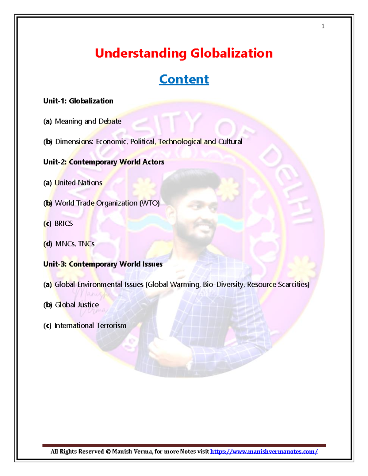 6th Understanding Globalization English - Understanding Globalization ...