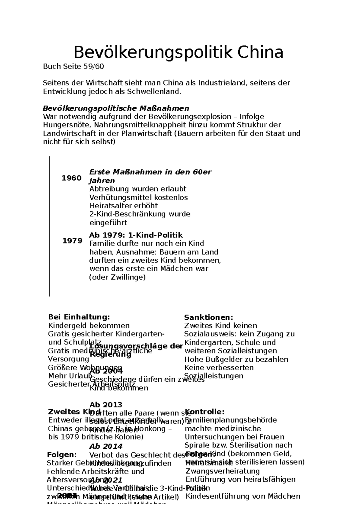 Bevölkerungspolitik china - Bevölkerungspolitik China Buch Seite 59 ...