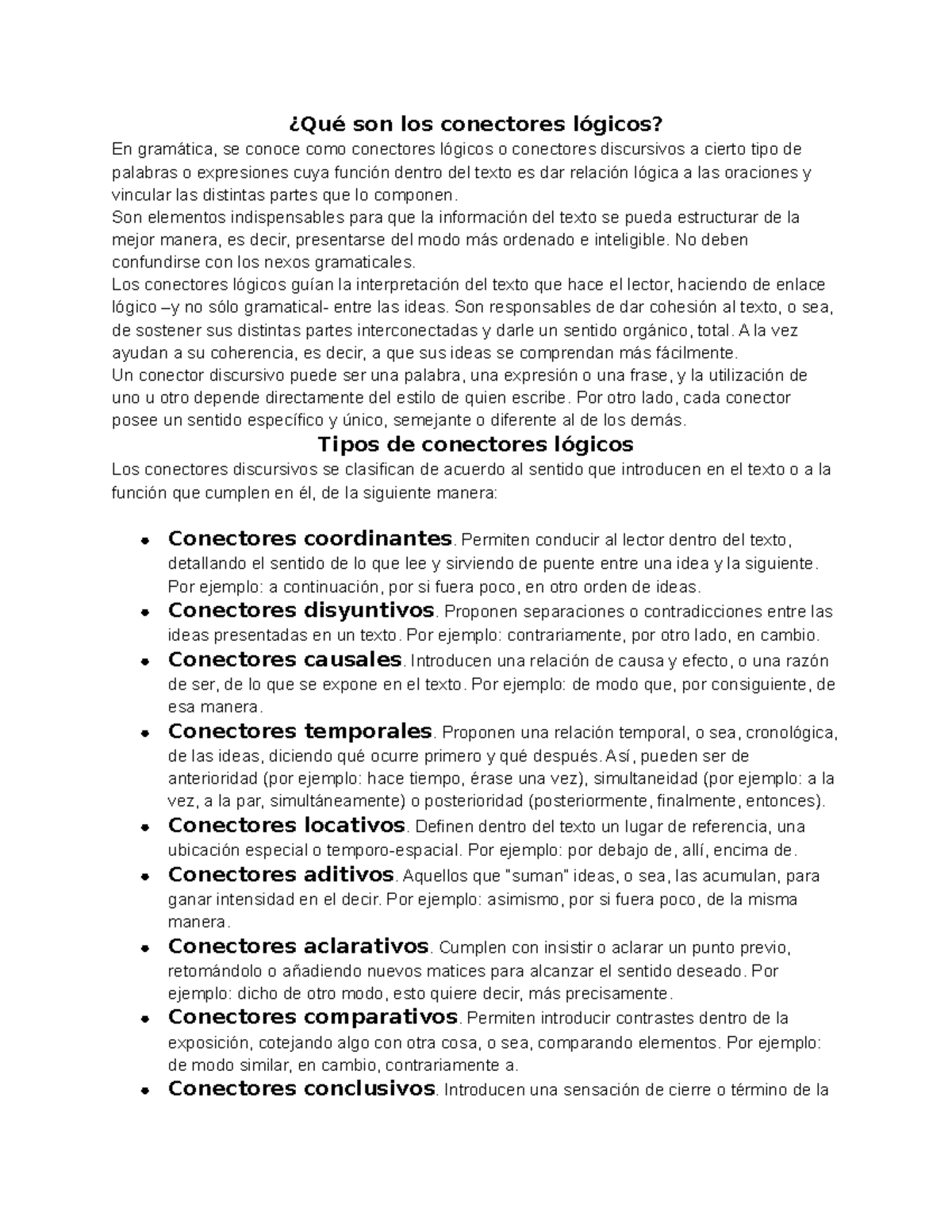 ¿Qué son los conectores lógicos - ¿Qué son los conectores lógicos? En ...