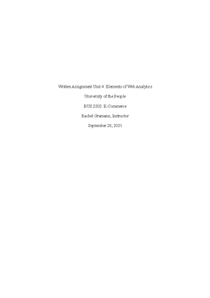 Unit 7 Written Assignment - Written Assignment Unit 7: Organizational Structures University of ...